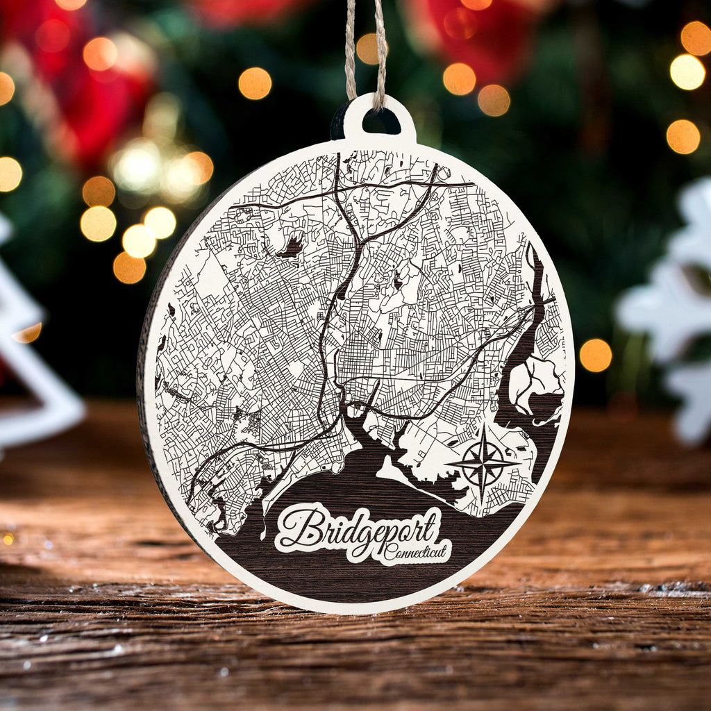 Bridgeport, Connecticut Ornament – Fire & Pine