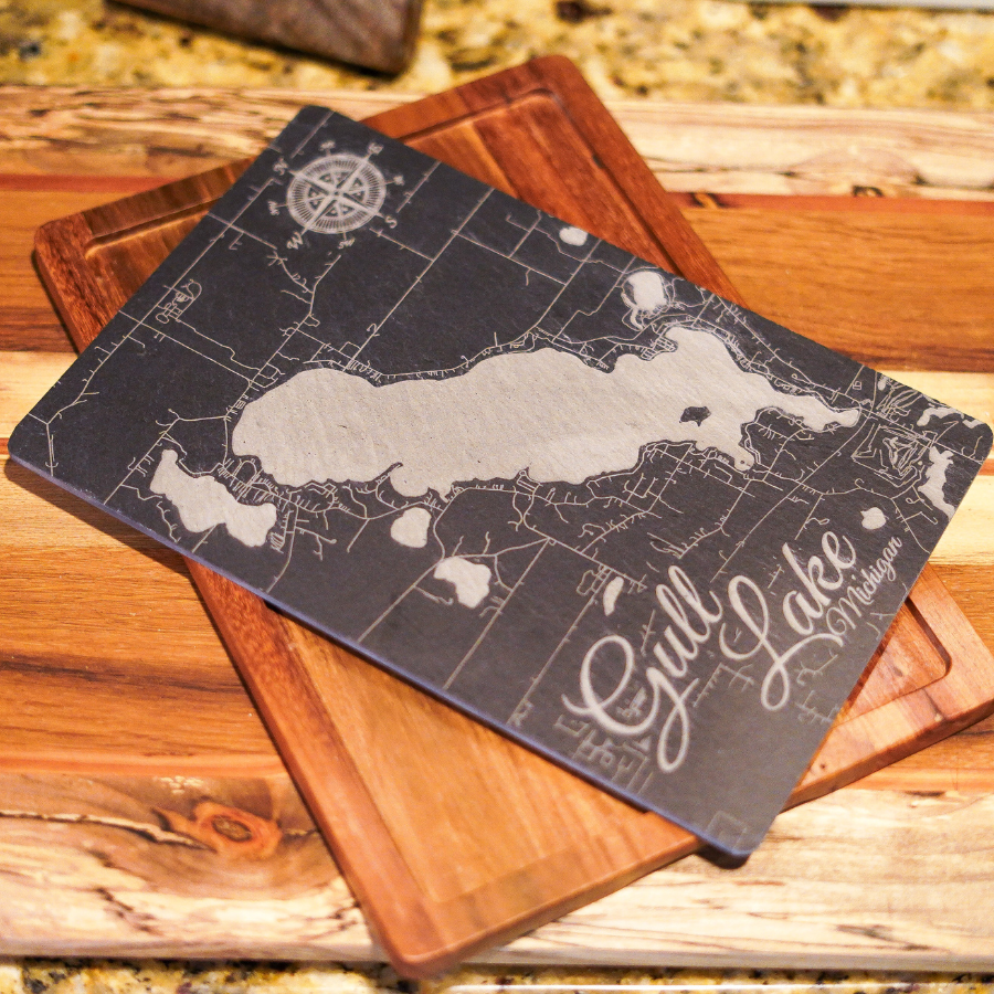 Engraved Wood Maps | Fire & Pine | Bluffton, SC