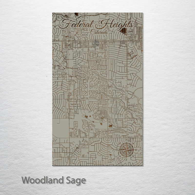 Federal Heights, Colorado Street Map – Fire & Pine