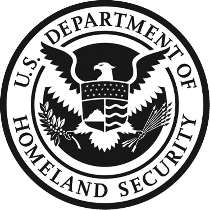 U.S Department of Home and Security Slate RD Coaster Set (Silver)