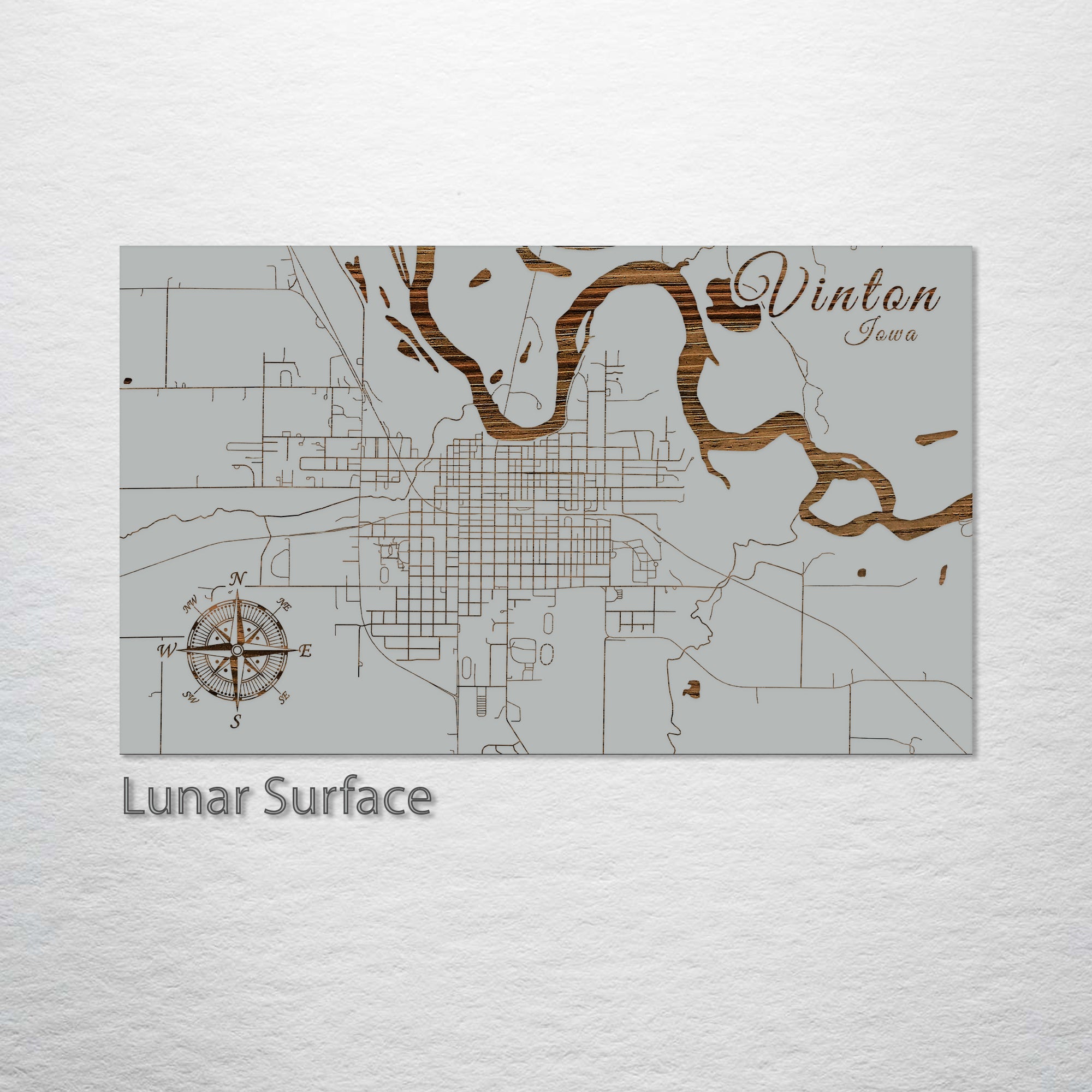 Vinton, Iowa Street Map – Fire & Pine