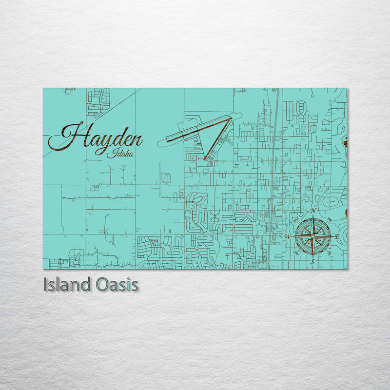 Hayden, Idaho Street Map – Fire & Pine