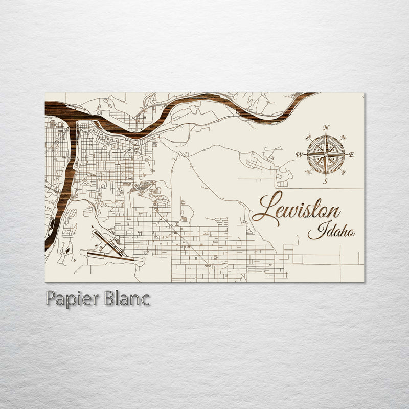 Lewiston, Idaho Street Map – Fire & Pine