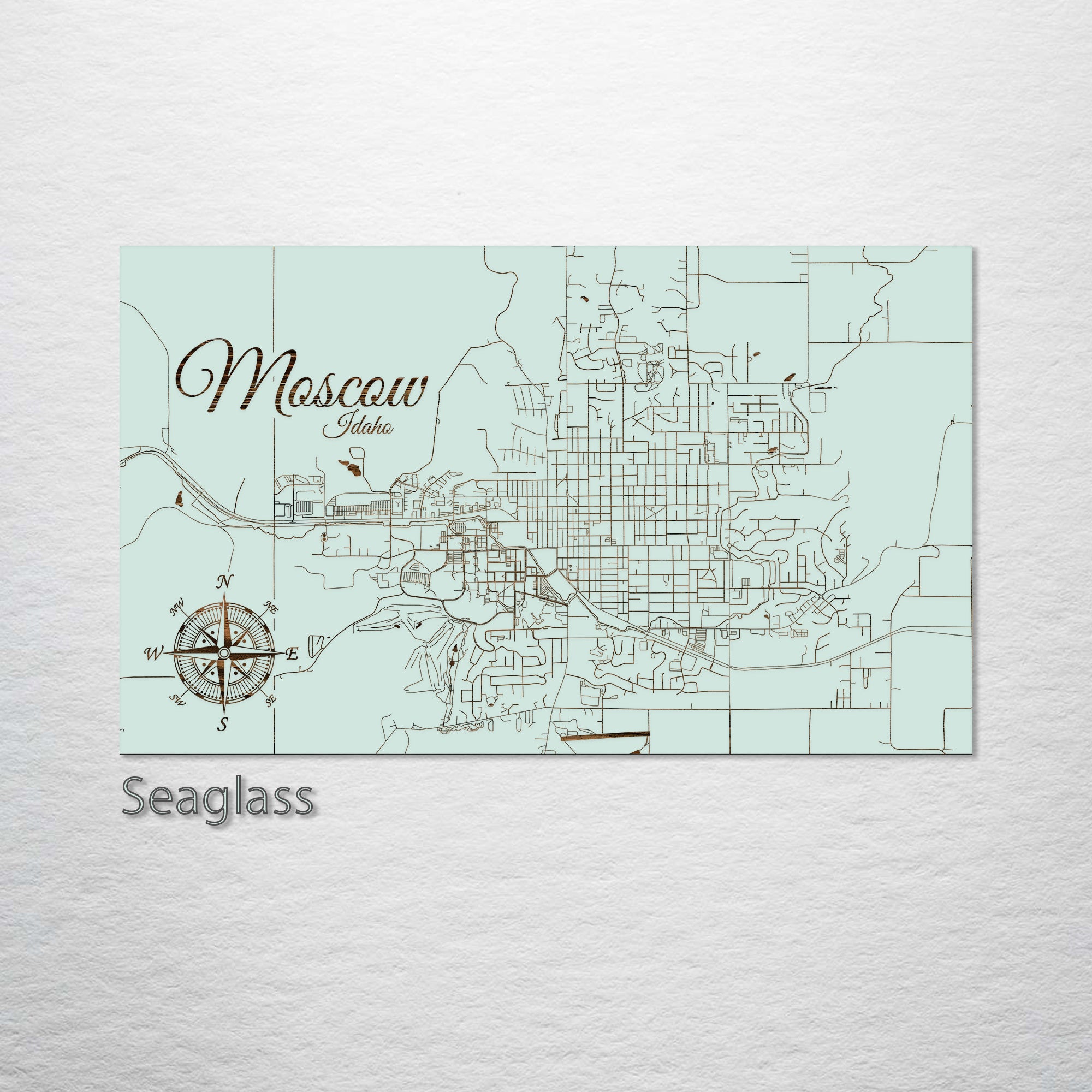 Moscow, Idaho Street Map – Fire & Pine