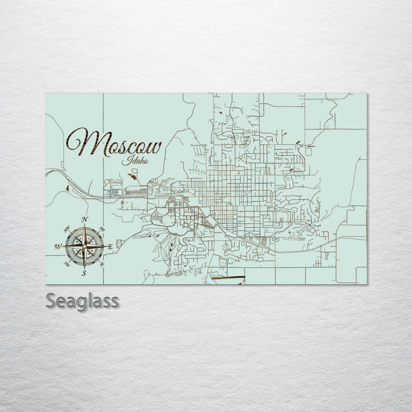 Moscow, Idaho Street Map – Fire & Pine