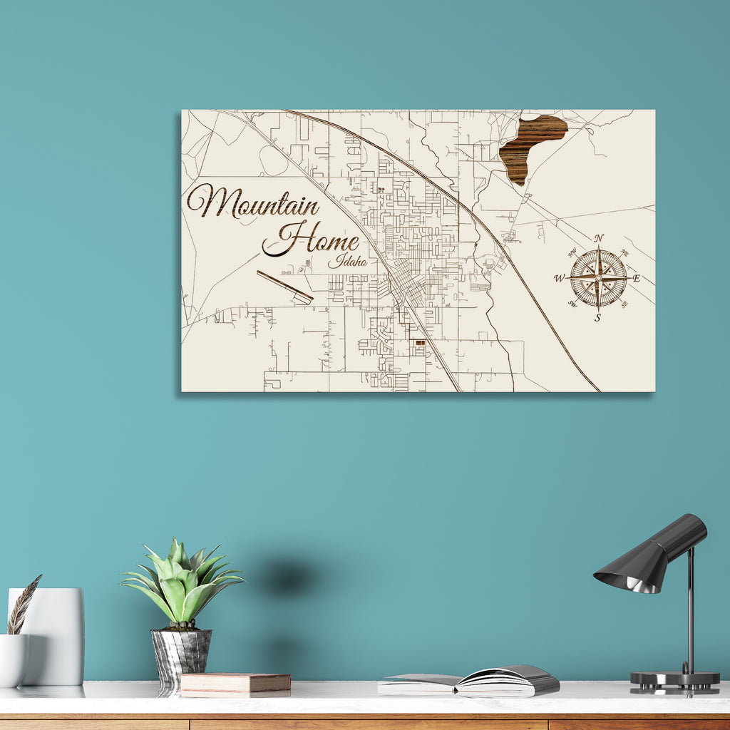 Mountain Home, Idaho Street Map – Fire & Pine