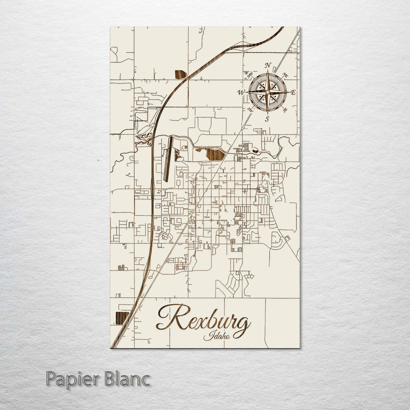 Rexburg, Idaho Street Map – Fire & Pine