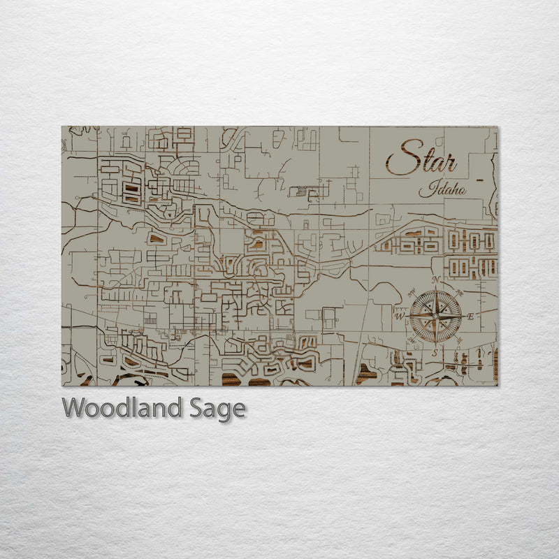 Star, Idaho Street Map – Fire & Pine