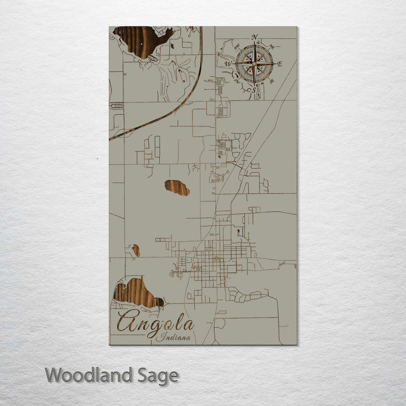 Angola, Indiana Street Map – Fire & Pine