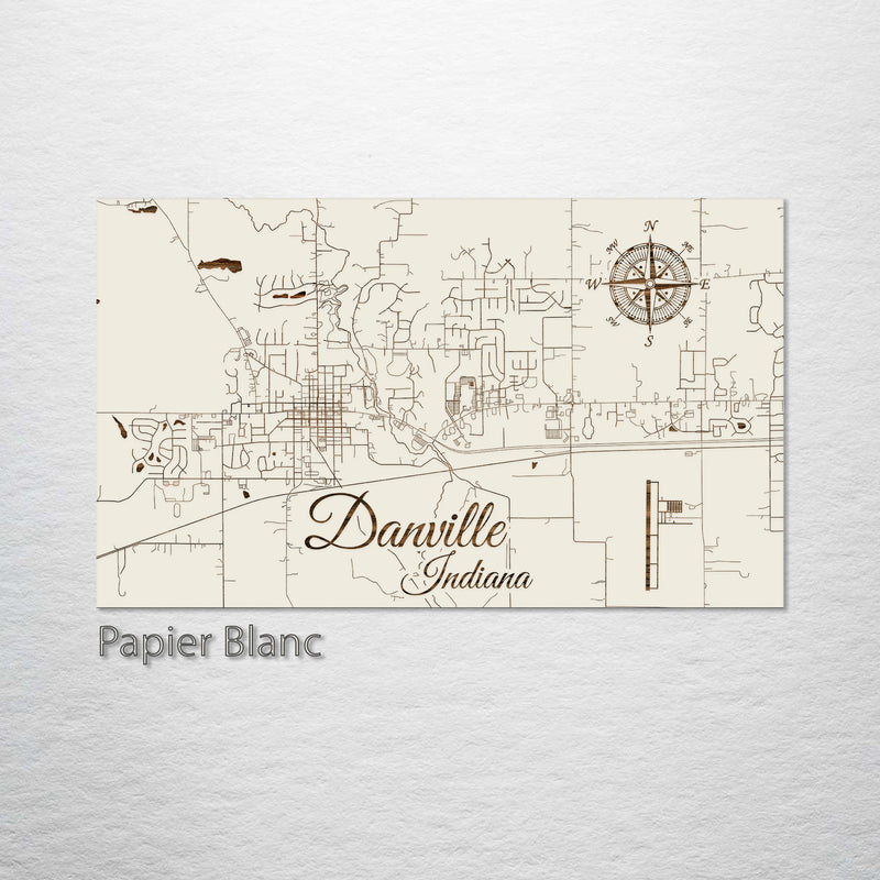 Danville, Indiana Street Map – Fire & Pine