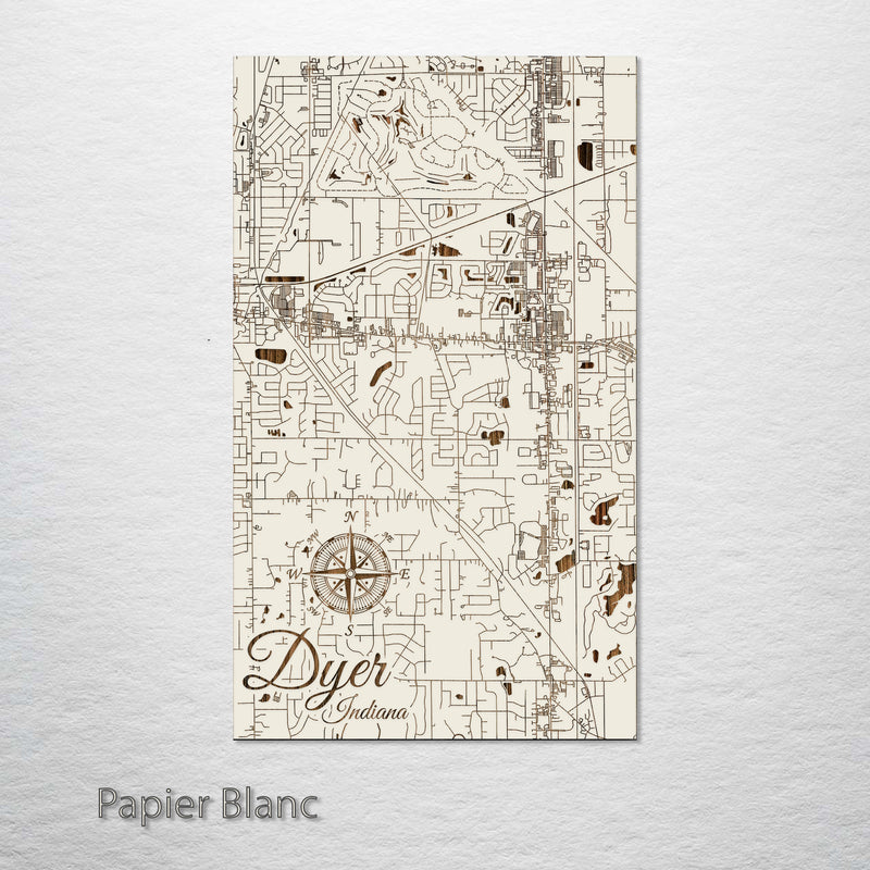 Dyer, Indiana Street Map – Fire & Pine
