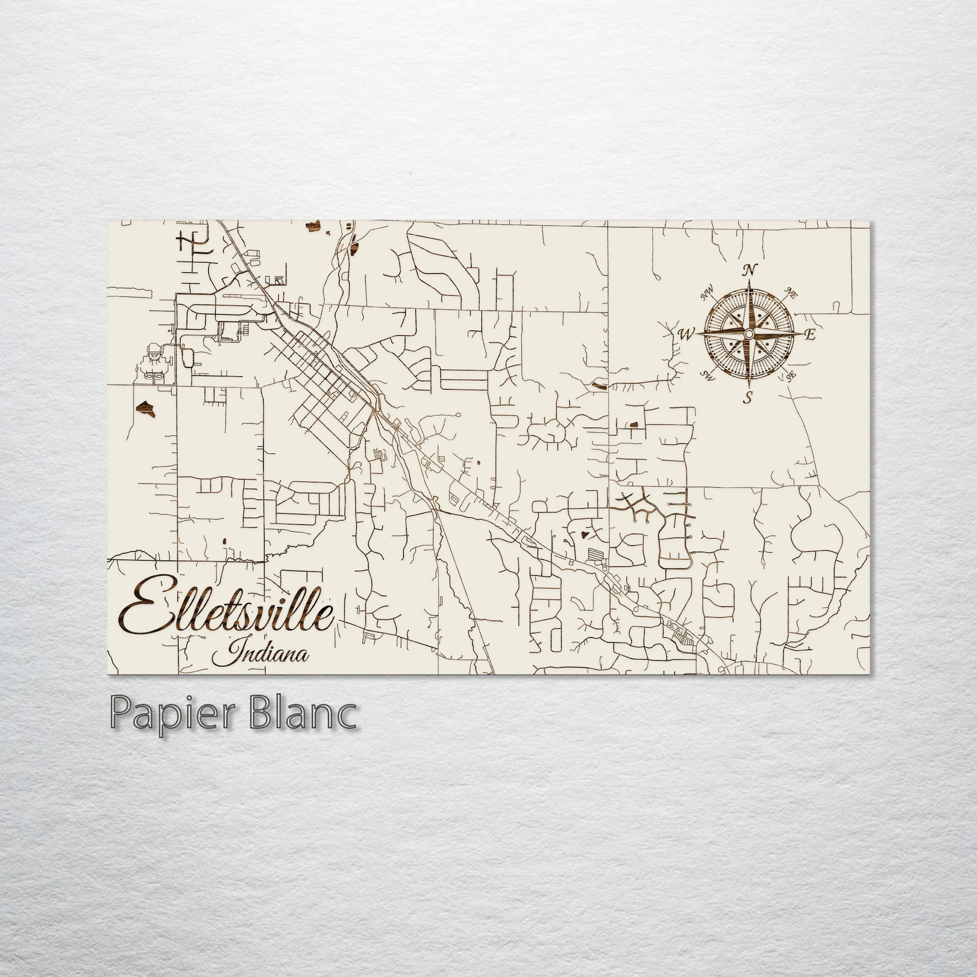 Ellettsville, Indiana Street Map – Fire & Pine