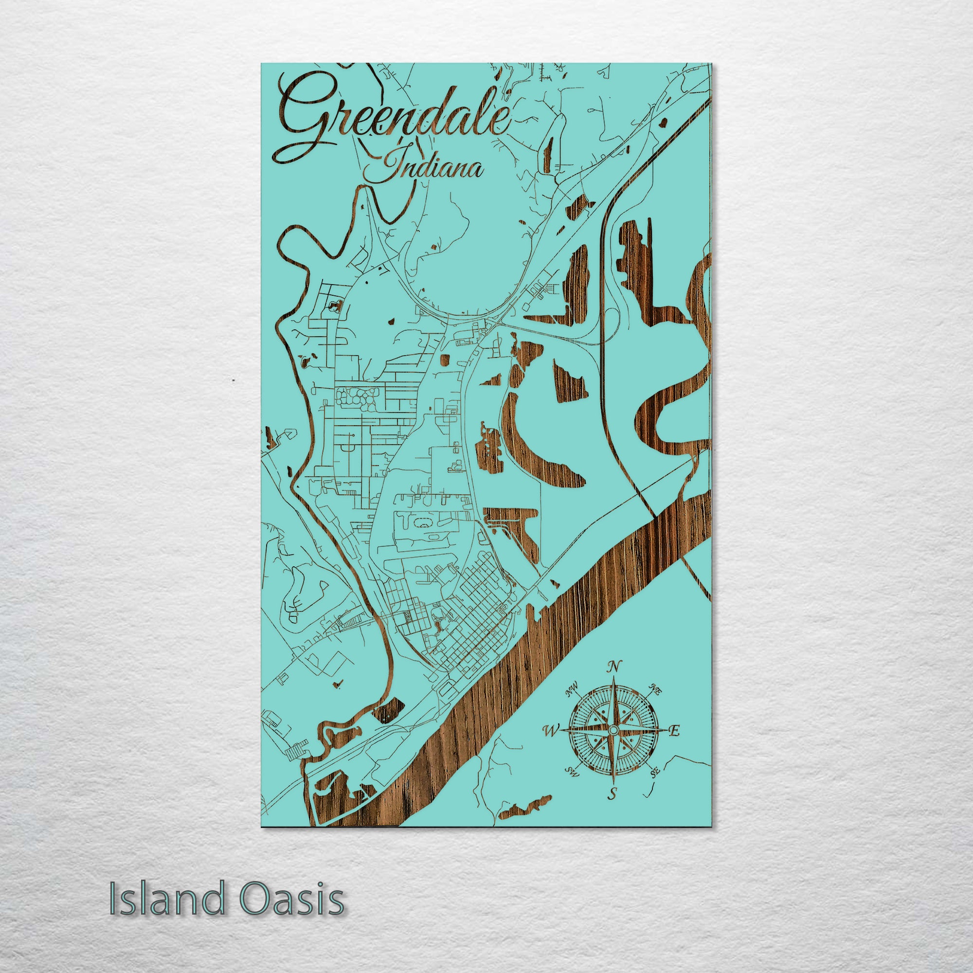 Greendale, Indiana Street Map – Fire & Pine