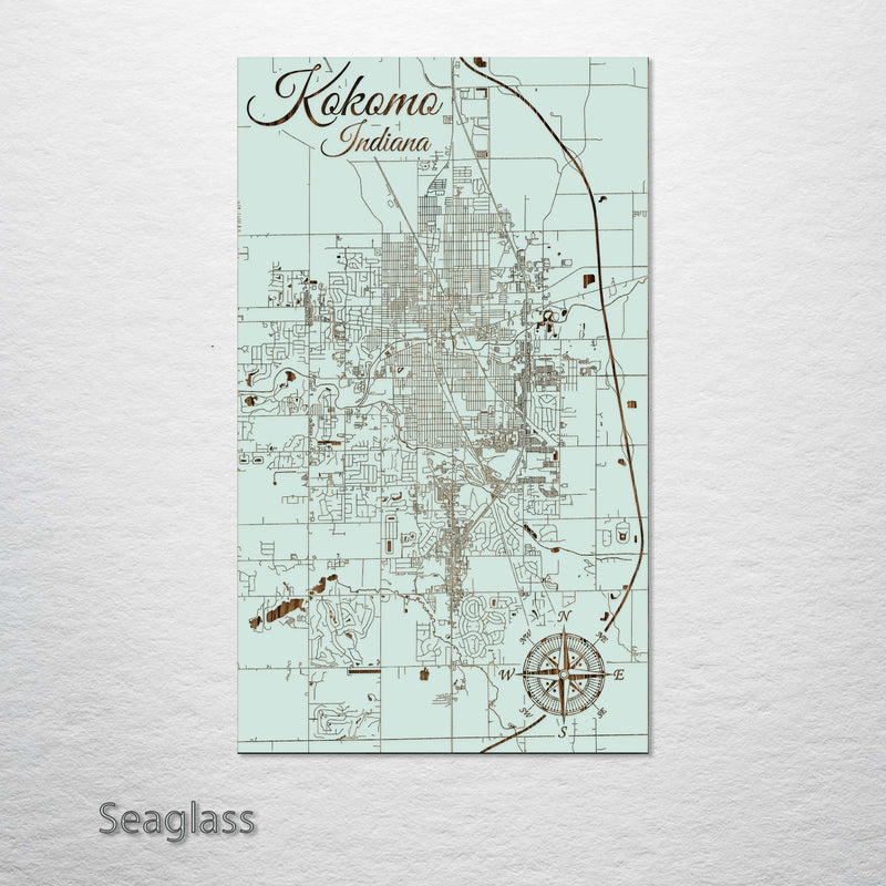 Kokomo, Indiana Street Map – Fire & Pine