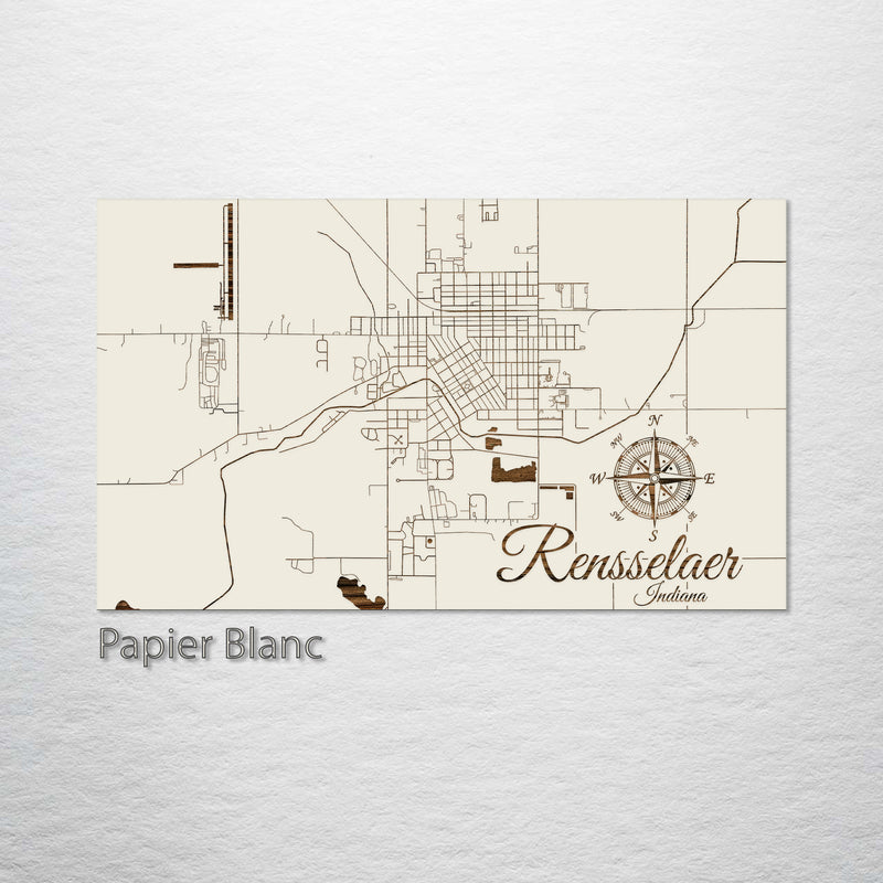 Rensselaer, Indiana Street Map – Fire & Pine