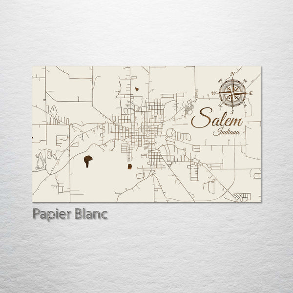 Salem, Indiana Street Map – Fire & Pine