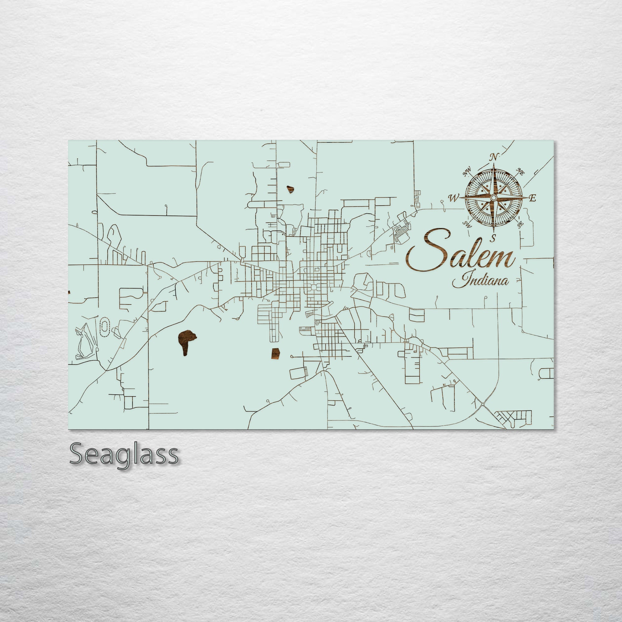 Salem, Indiana Street Map – Fire & Pine