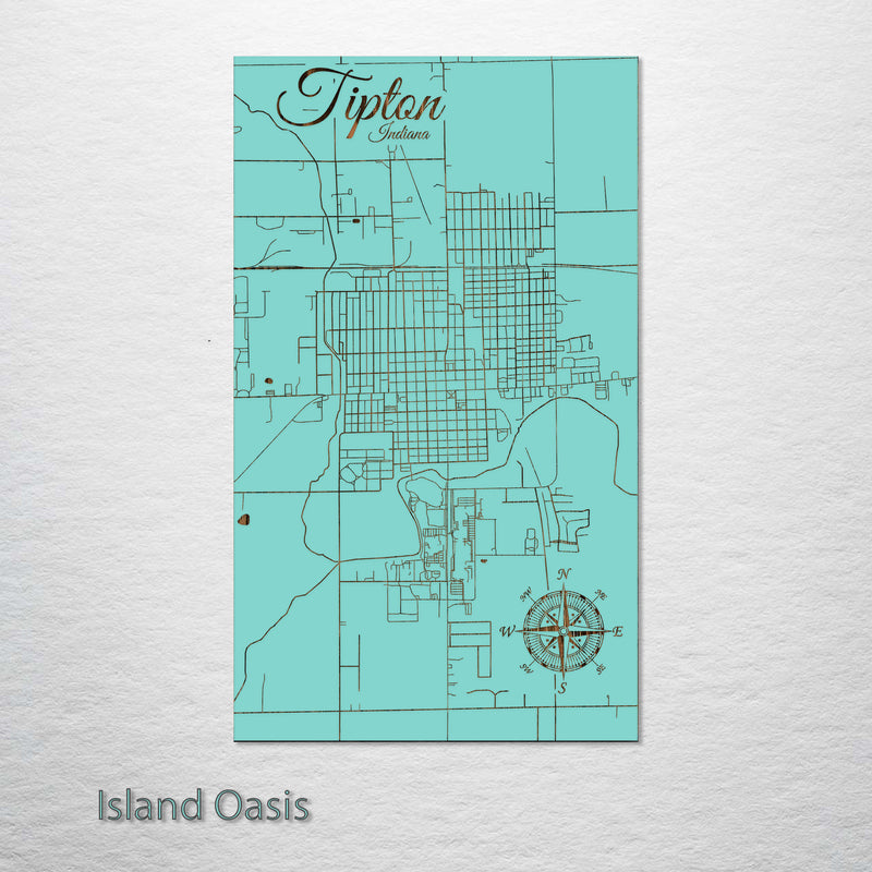 Tipton, Indiana Street Map – Fire & Pine