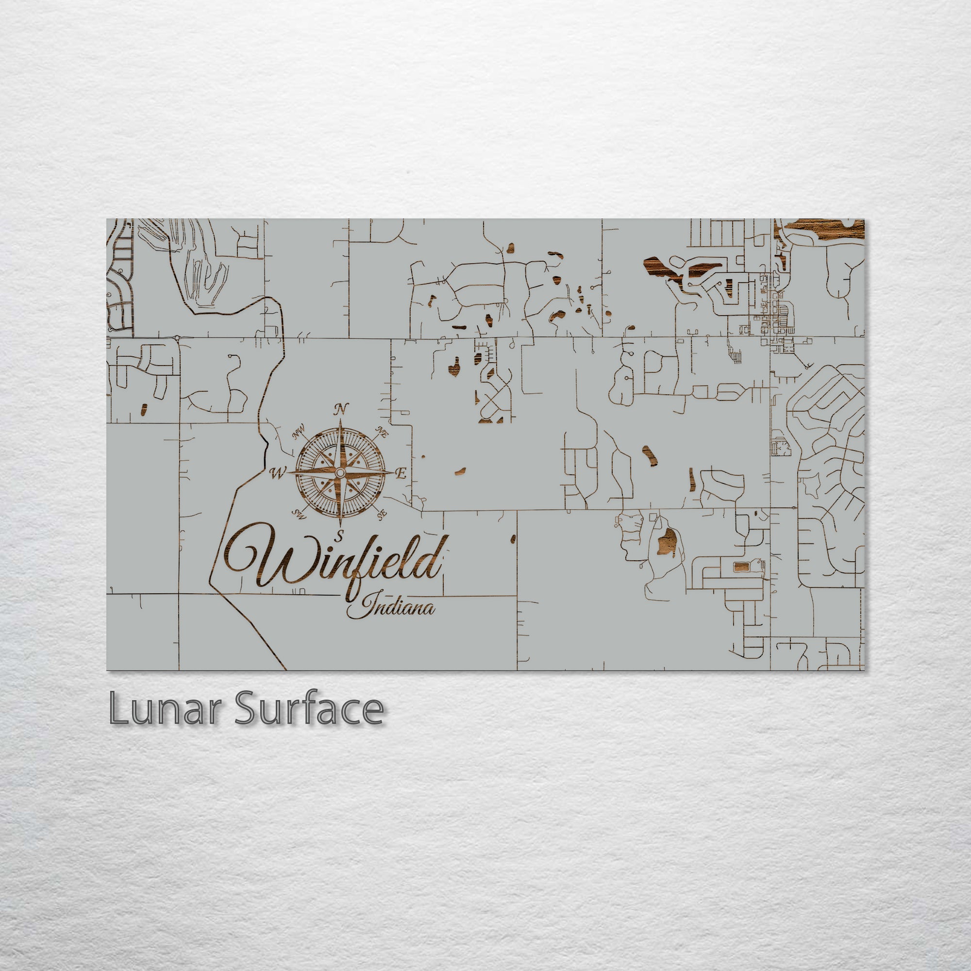 Winfield, Indiana Street Map – Fire & Pine