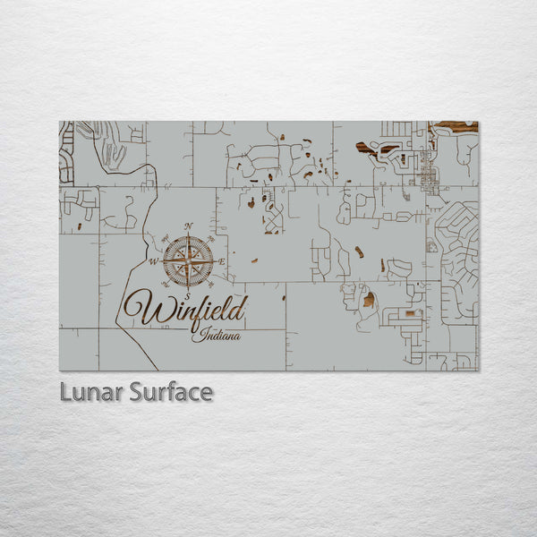 Winfield, Indiana Street Map – Fire & Pine