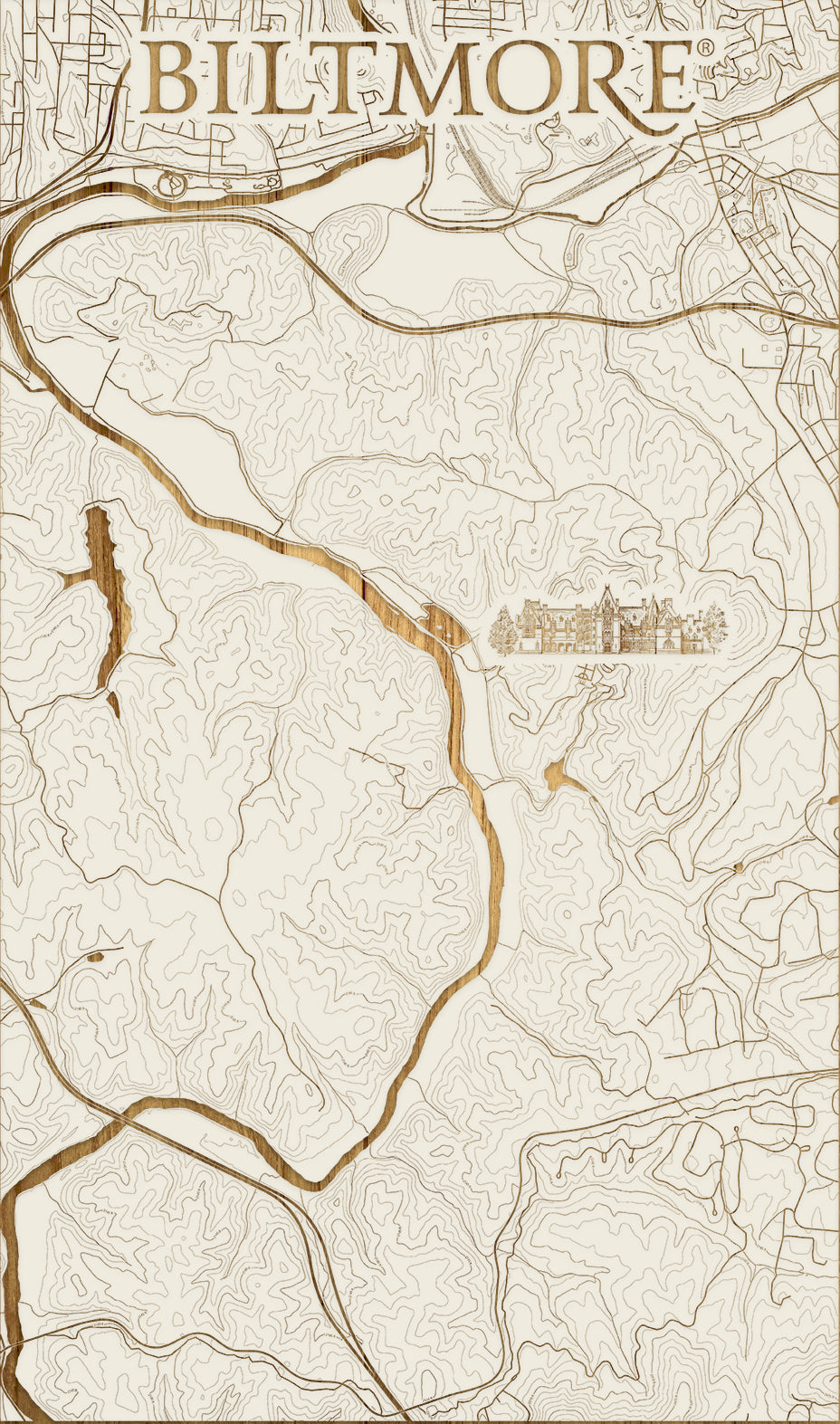 FP0188 - Biltmore Property Engraved Map (Standard)