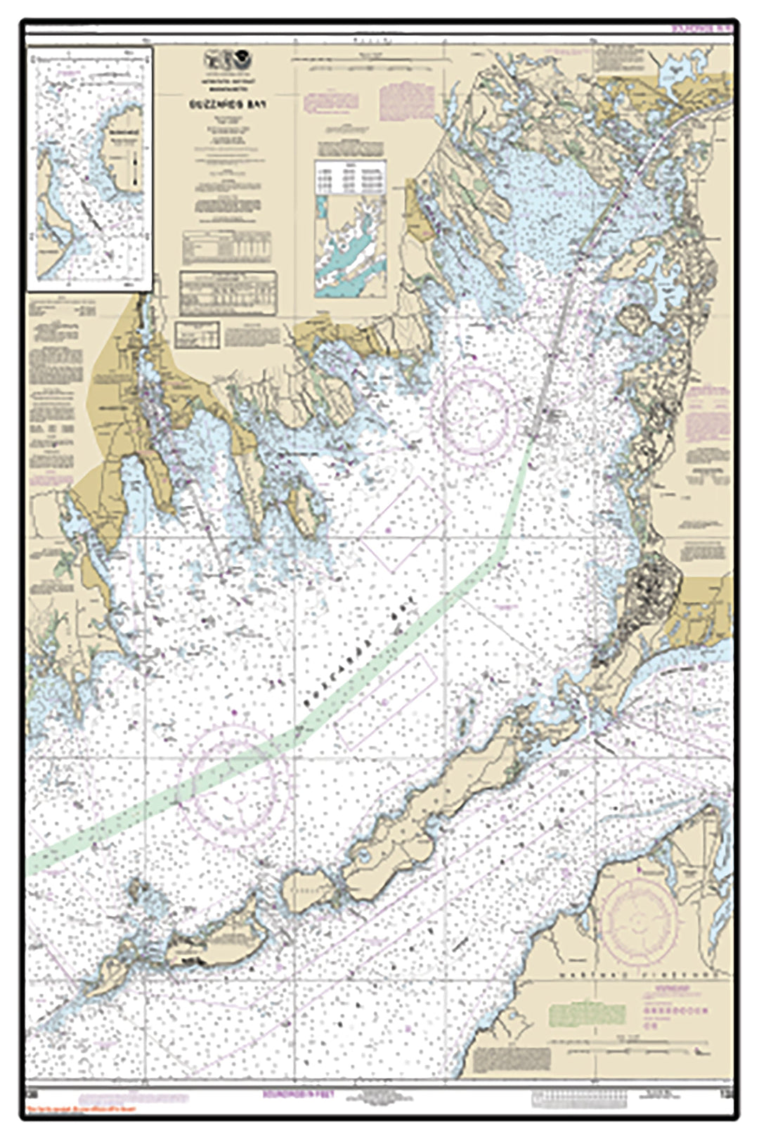 FP1915 - Buzzards Bay NOAA Printed Postcard (Standard)