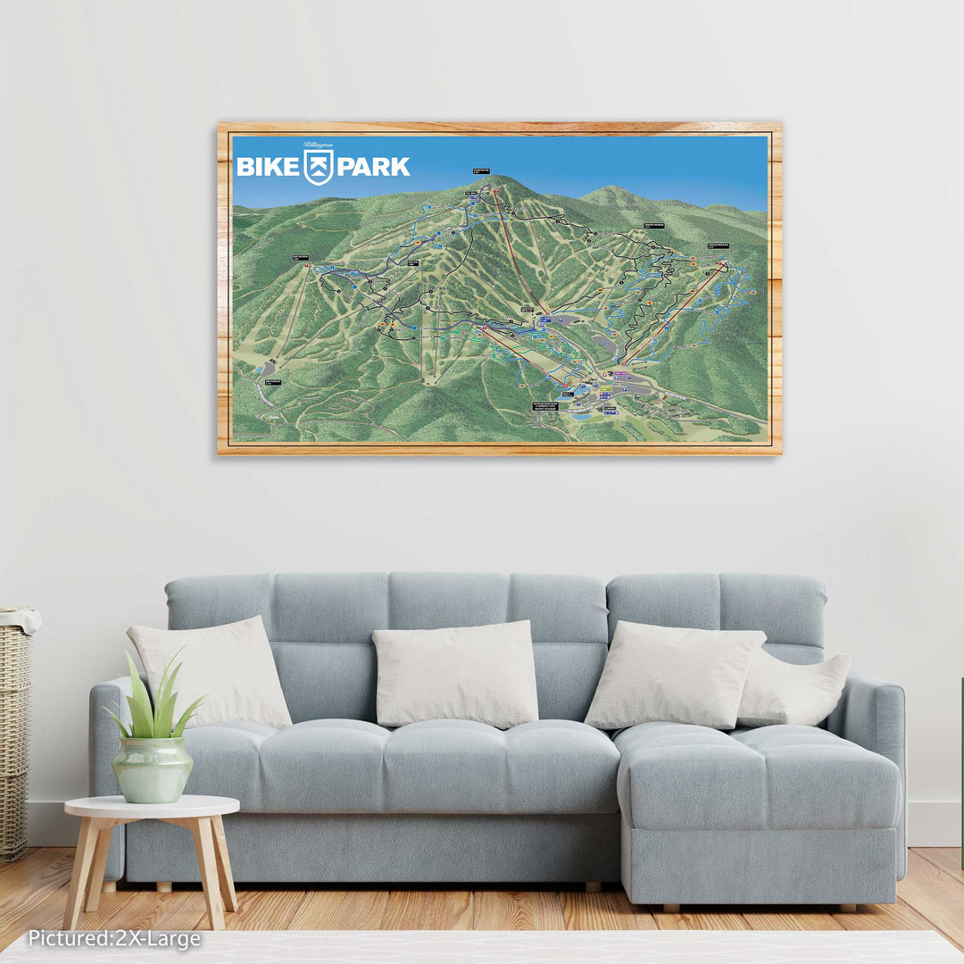 FP0781 - Killington Bike Park, VT Printed Map (Standard)