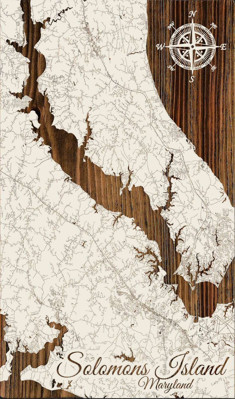 Map Of Solomons Island Md