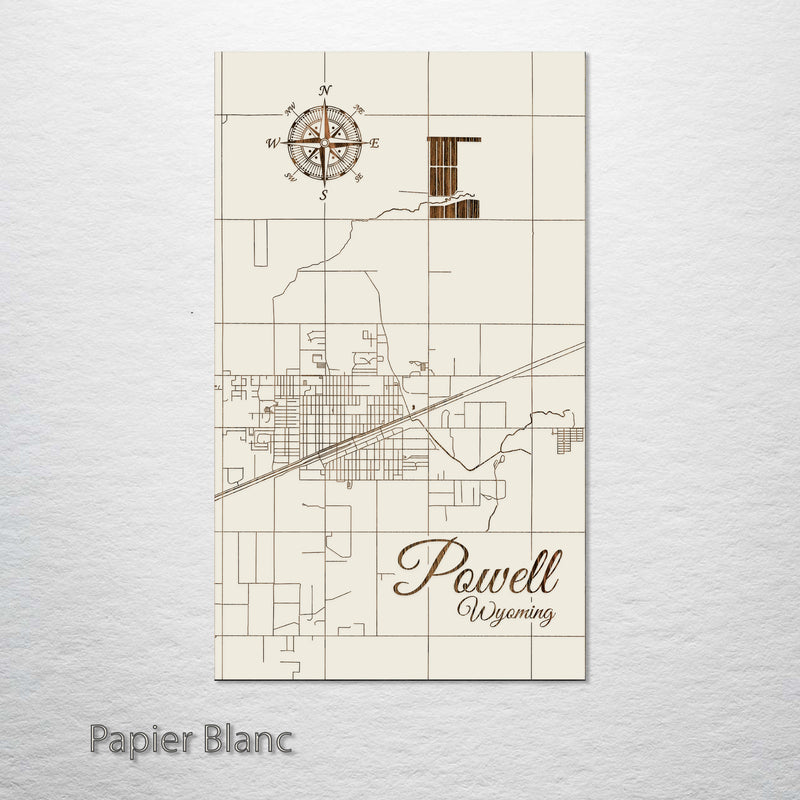 Powell, Wyoming Street Map – Fire & Pine