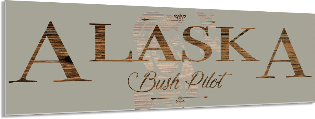 FP0022 - Alaska Bush Pilot Stick Engraved Stick (Bronze)