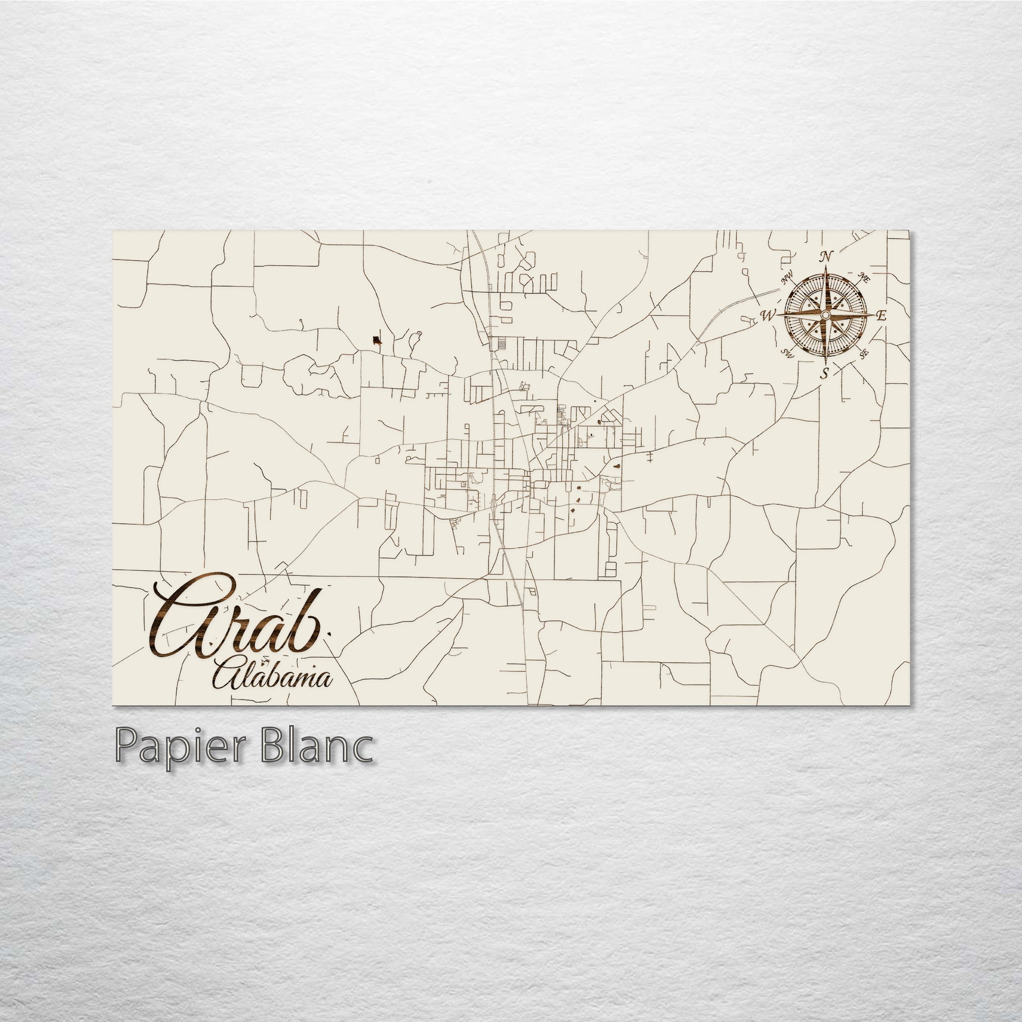 Arab, Alabama Street Map – Fire & Pine