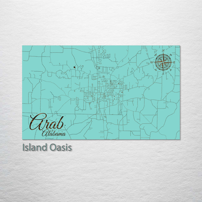 Arab, Alabama Street Map – Fire & Pine