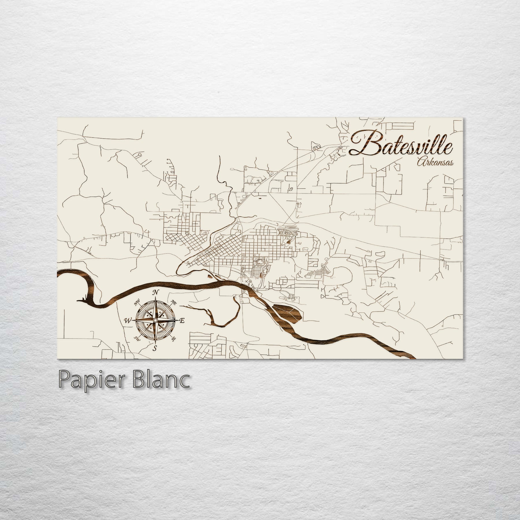 Batesville, Arkansas Street Map