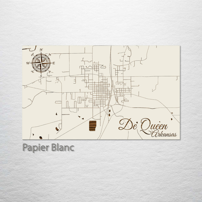 De Queen, Arkansas Street Map – Fire & Pine