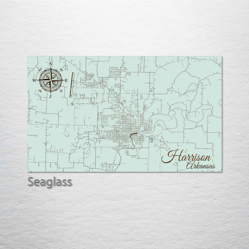 Harrison, Arkansas Street Map – Fire & Pine