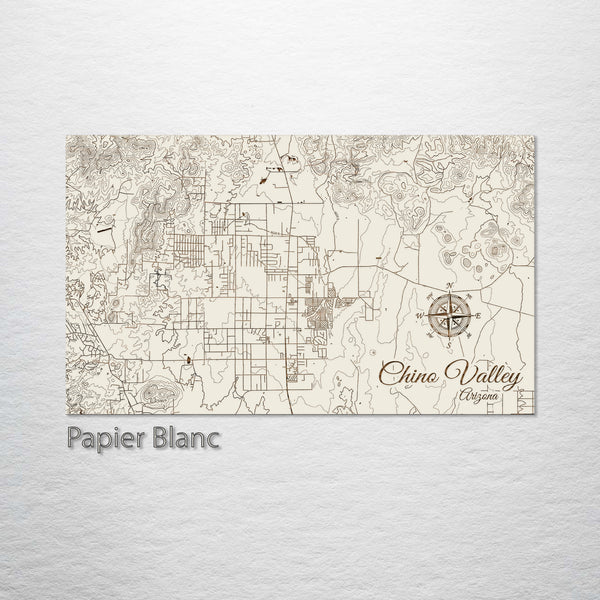 Chino Valley, Arizona Street Map – Fire & Pine