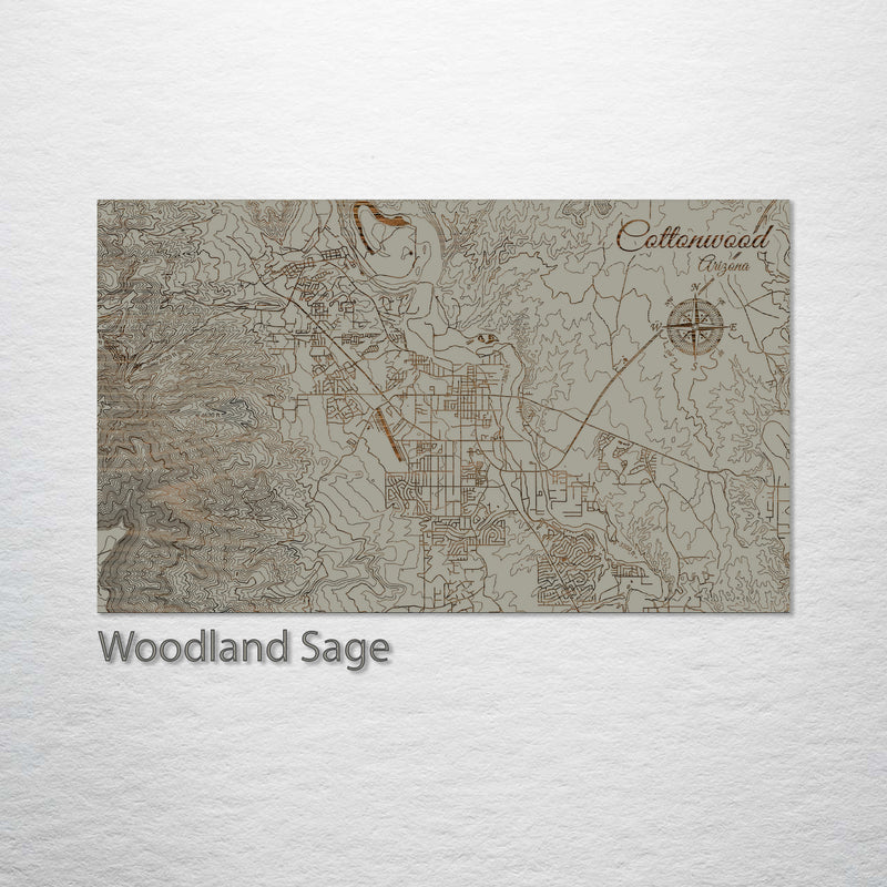 Cottonwood, Arizona Street Map – Fire & Pine