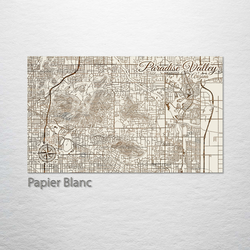 Paradise Valley, Arizona Street Map – Fire & Pine