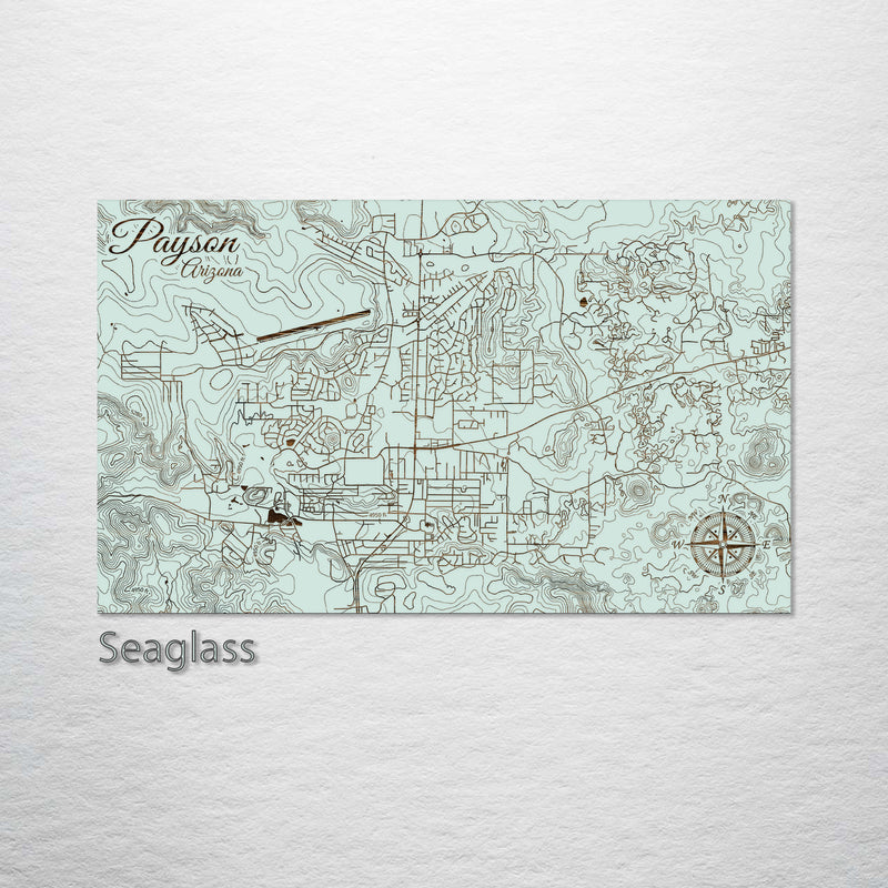 Payson, Arizona Street Map – Fire & Pine