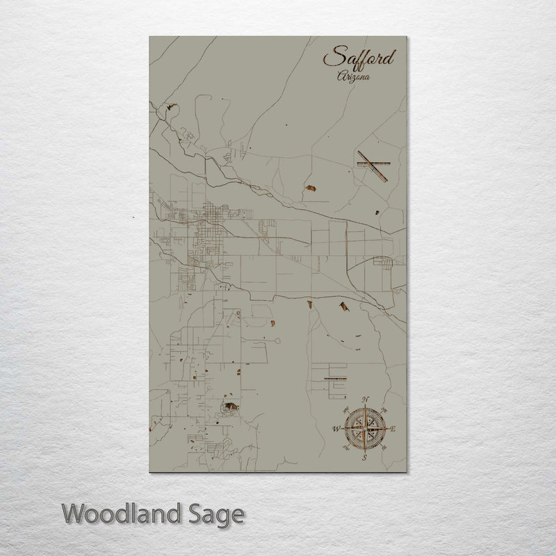 Safford, Arizona Street Map – Fire & Pine