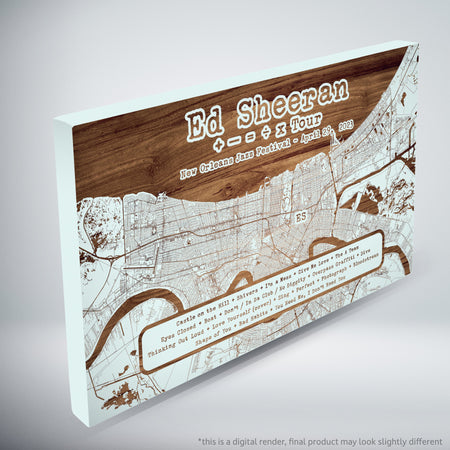 Ed Sheeran Mathematics Tour Setlist - Limited Edition – Fire & Pine