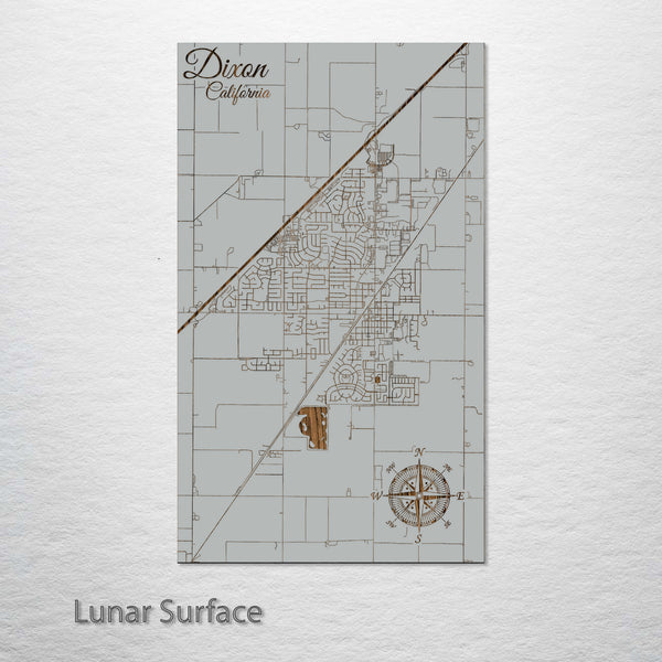 Dixon, California Street Map – Fire & Pine