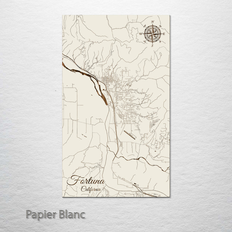 Fortuna, California Street Map – Fire & Pine
