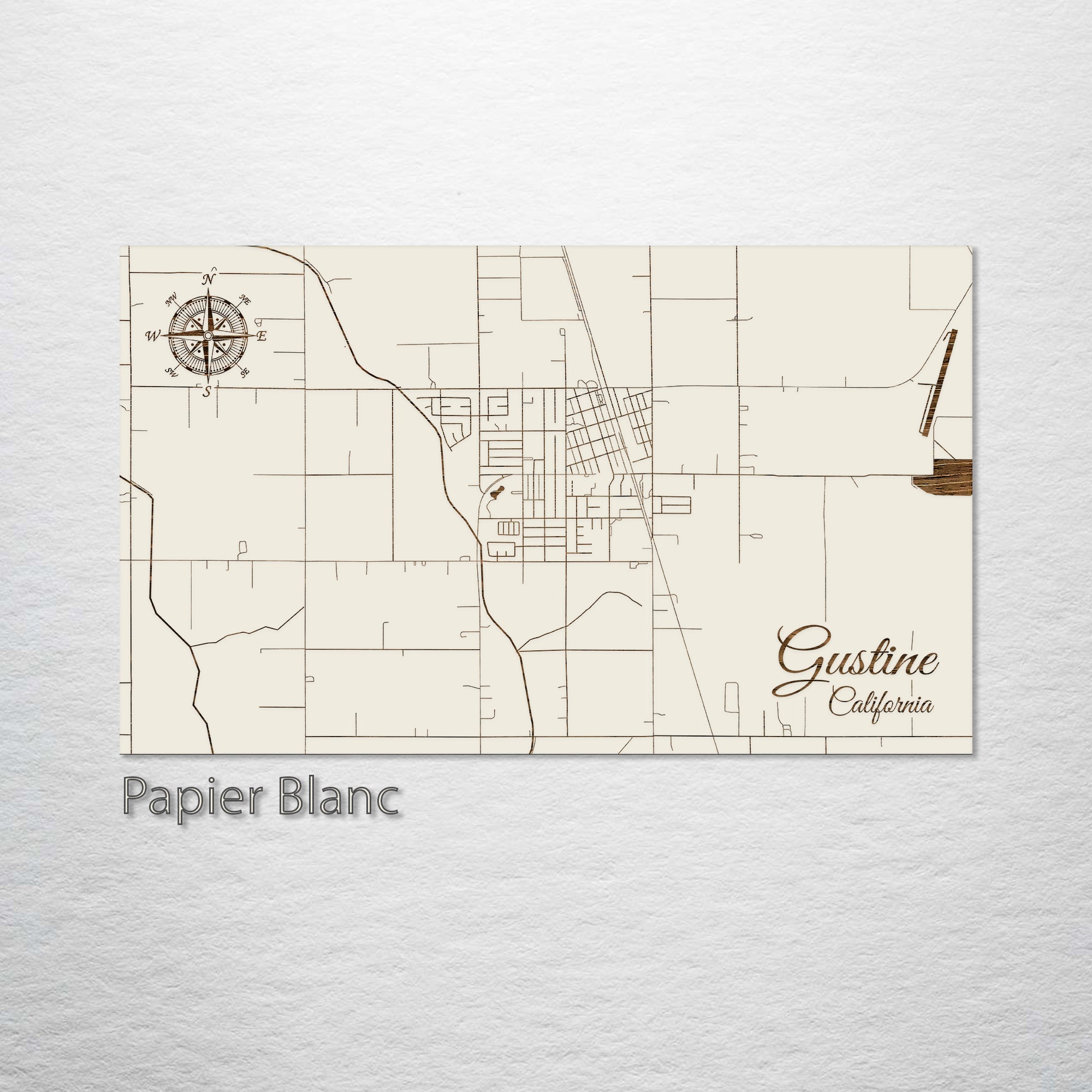 Gustine, California Street Map – Fire & Pine