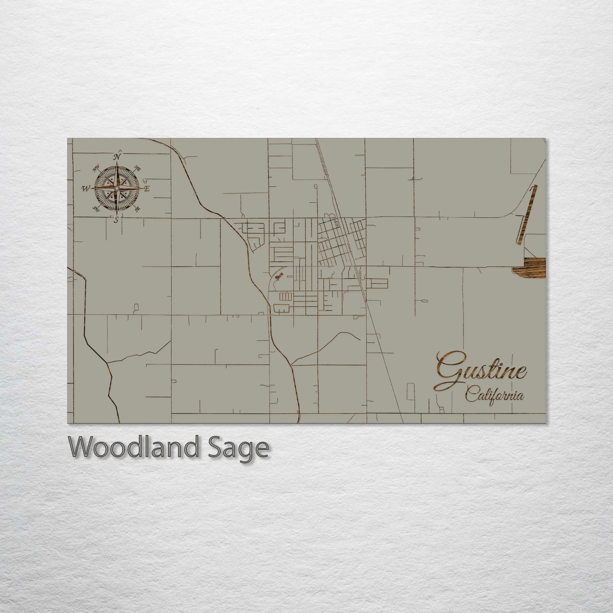 Gustine, California Street Map – Fire & Pine