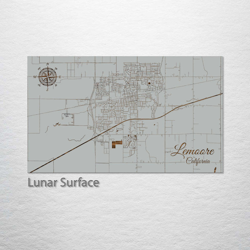 Lemoore, California Street Map – Fire & Pine