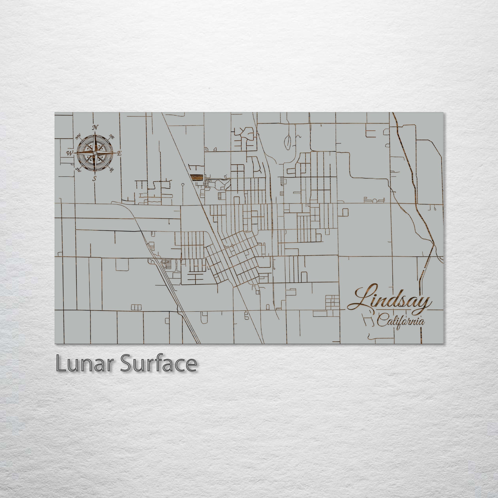 Lindsay California Map