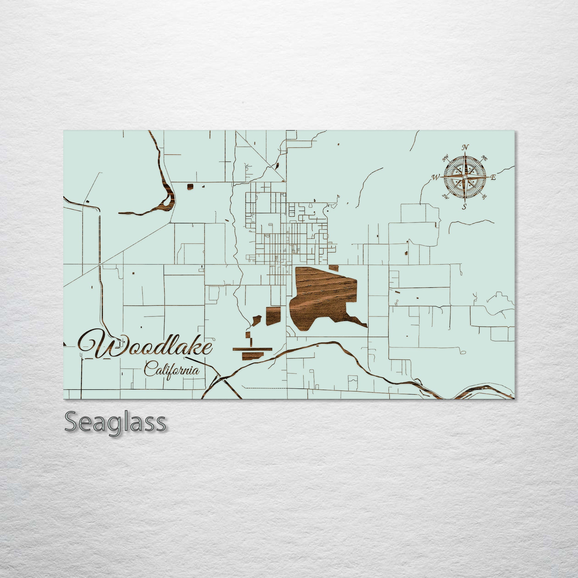 Woodlake, California Street Map – Fire & Pine