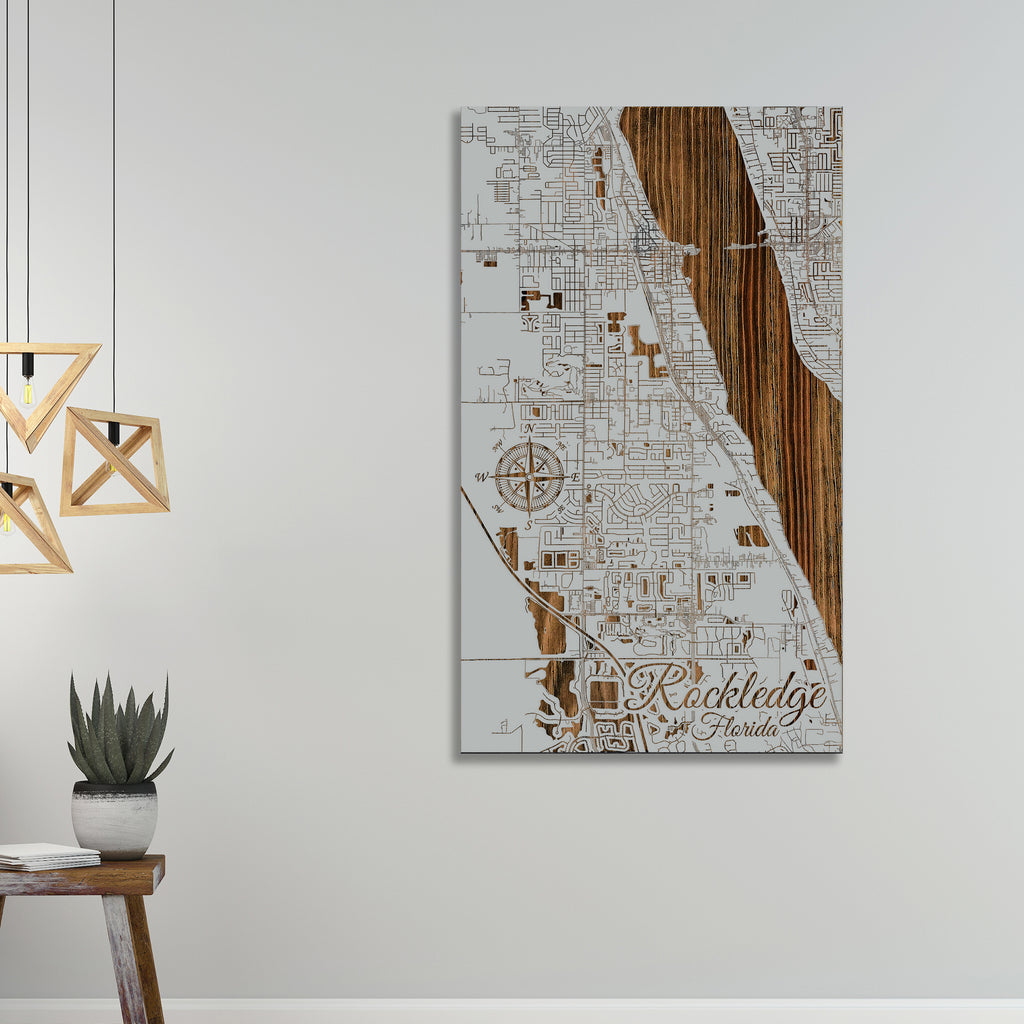 Rockledge, Florida Street Map – Fire & Pine