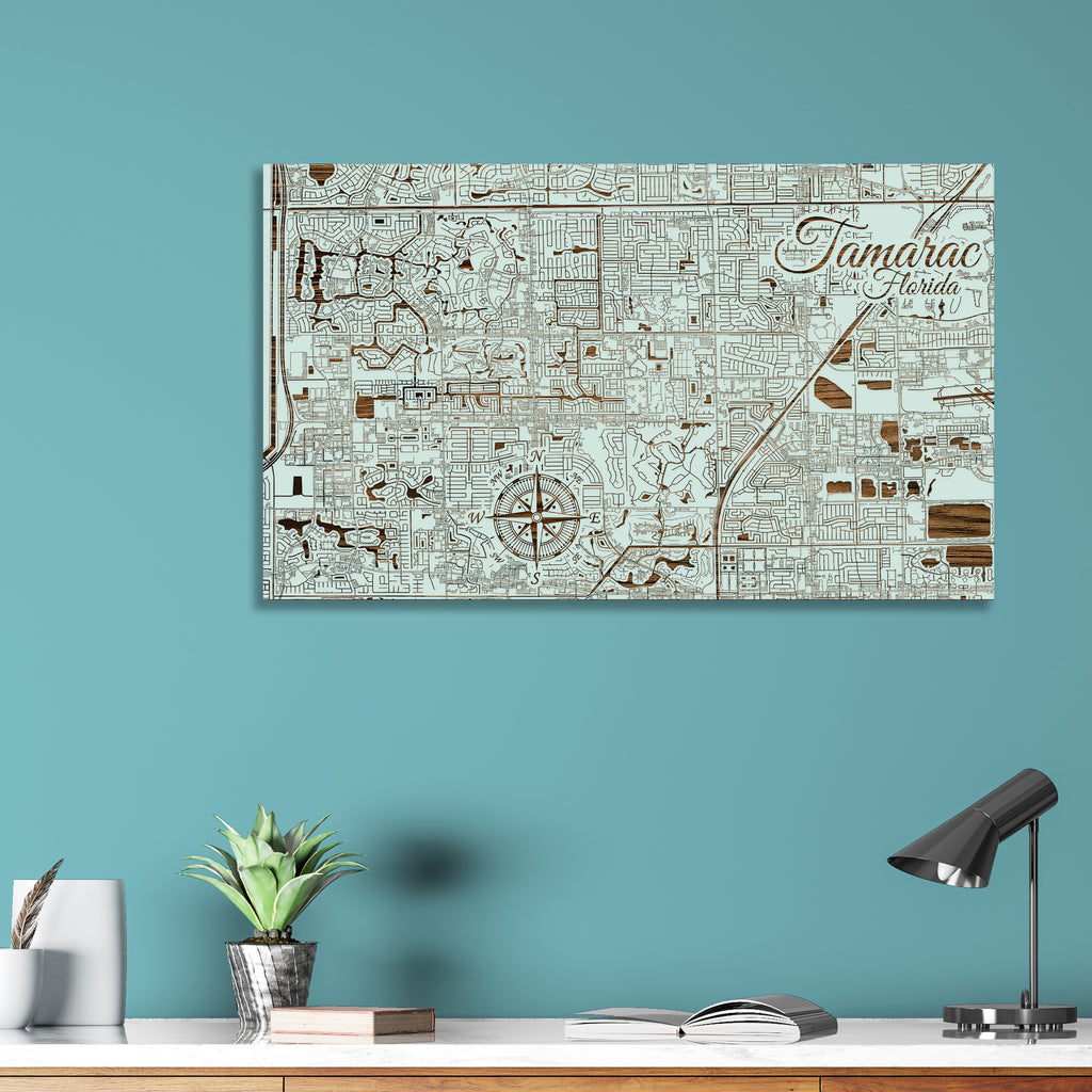Tamarac, Florida Street Map – Fire & Pine